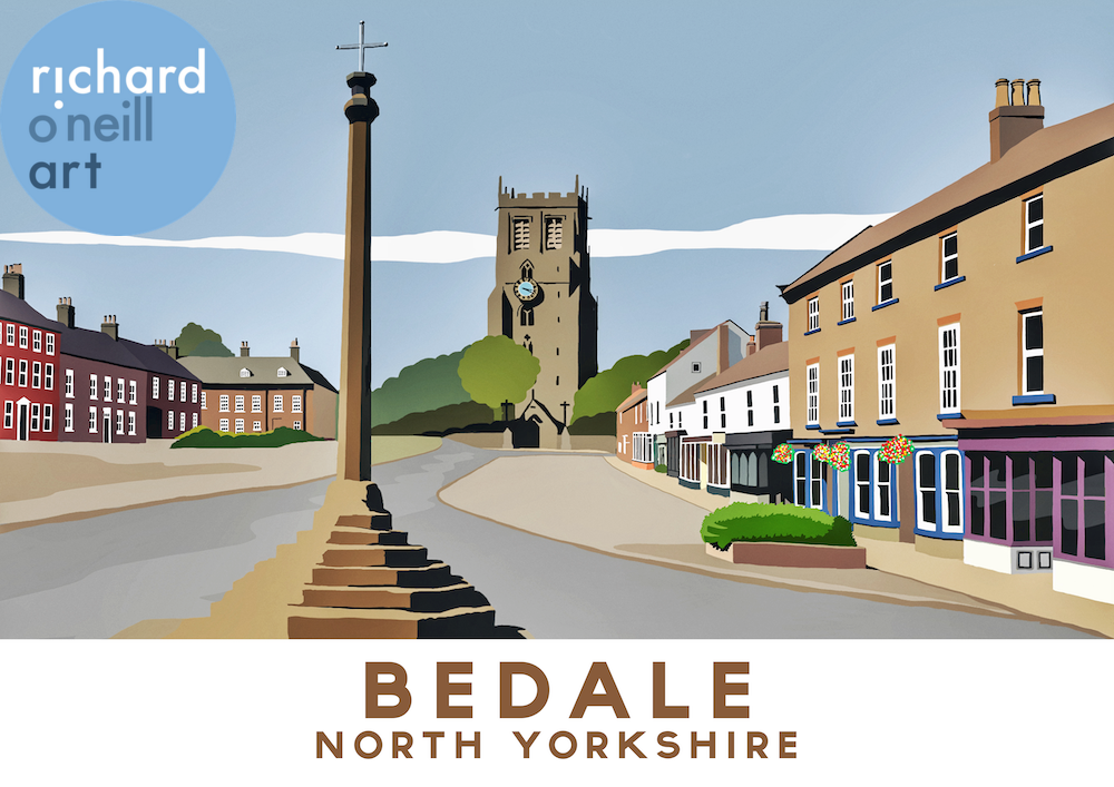 Bedale (Remastered) Art Print – Richard O'Neill Art Shop