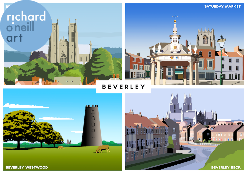 Beverley (Montage) Art Print – Richard O'Neill Art Shop