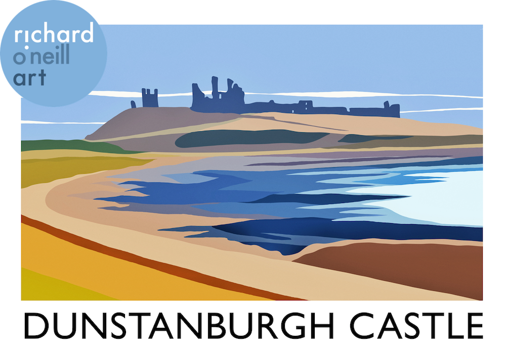 Dunstanburgh Castle (2025) Art Print – Richard O'Neill Art Shop