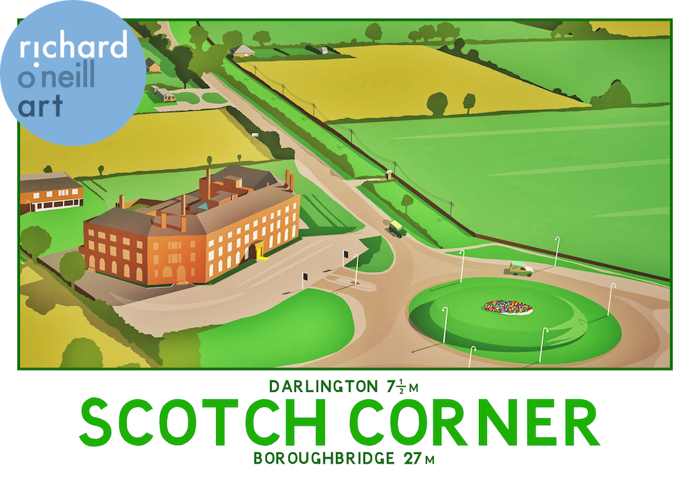 Scotch Corner Art Print – Richard O'Neill Art Shop