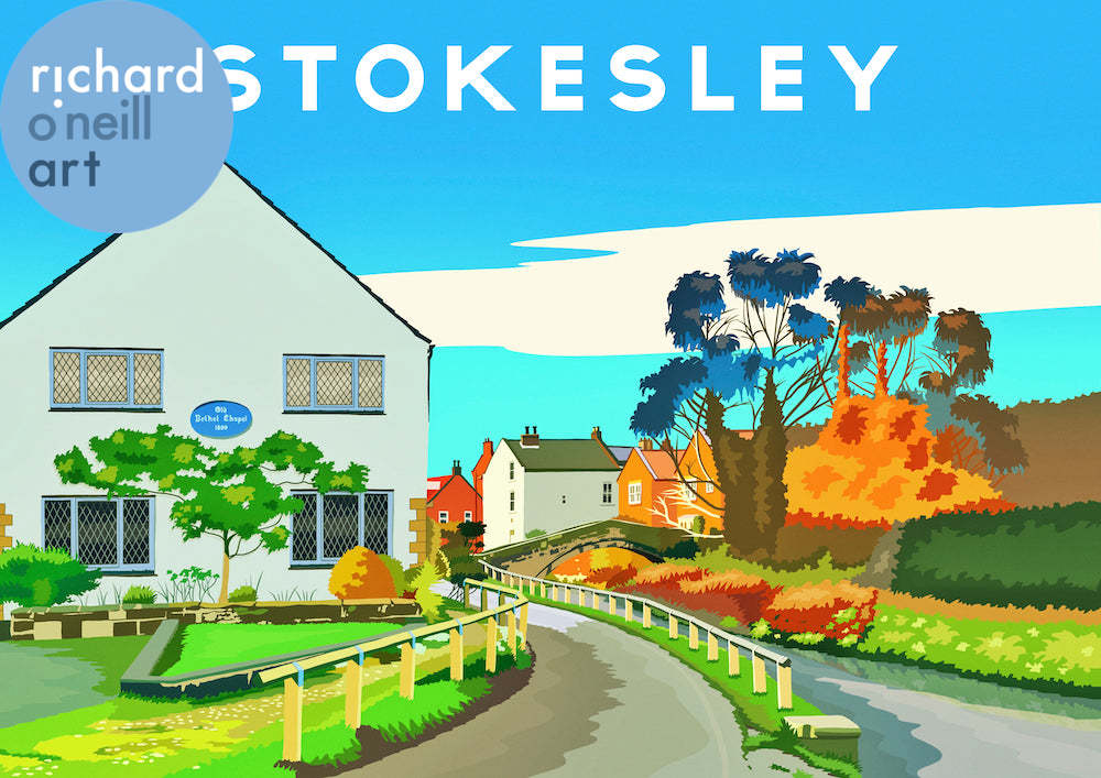Stokesley (Levenside) Art Print – Richard O'Neill Art Shop