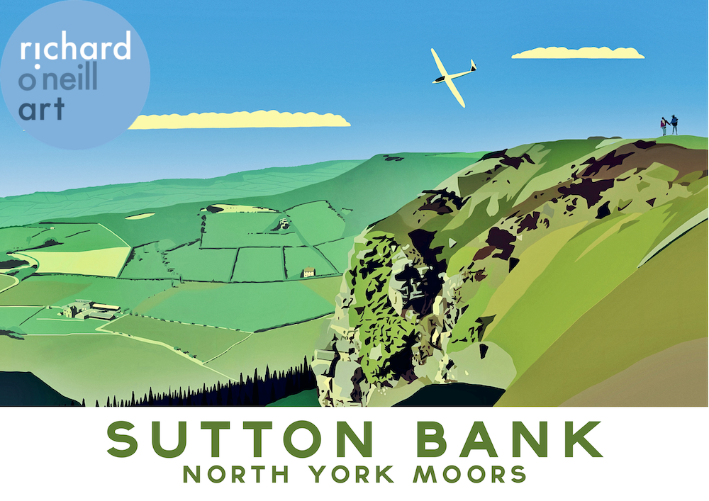 Sutton Bank (Remastered) Art Print – Richard O'Neill Art Shop