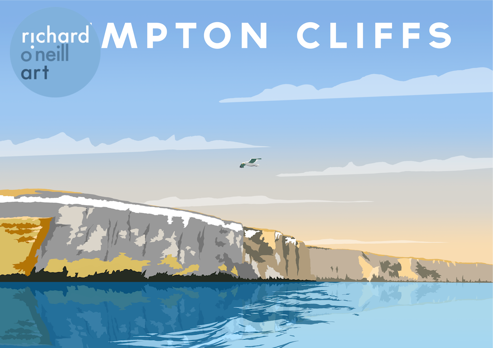 Bempton Cliffs Art Print – Richard O'Neill Art Shop