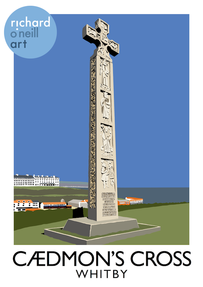 Caedmon's Cross Art Print – Richard O'Neill Art Shop
