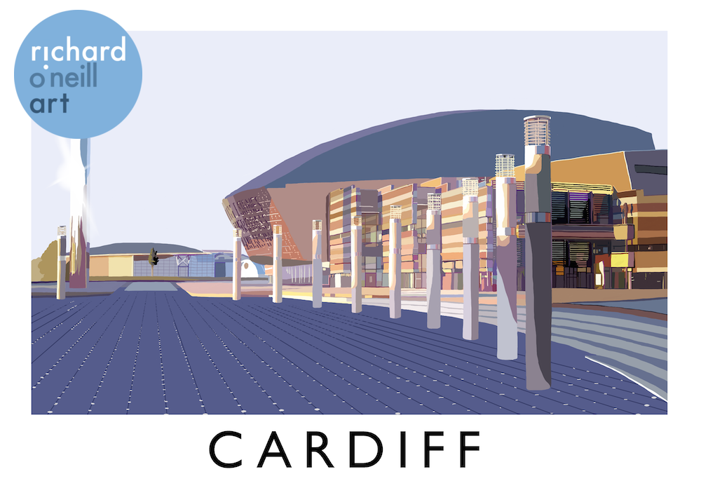 Cardiff Art Print – Richard O'Neill Art Shop