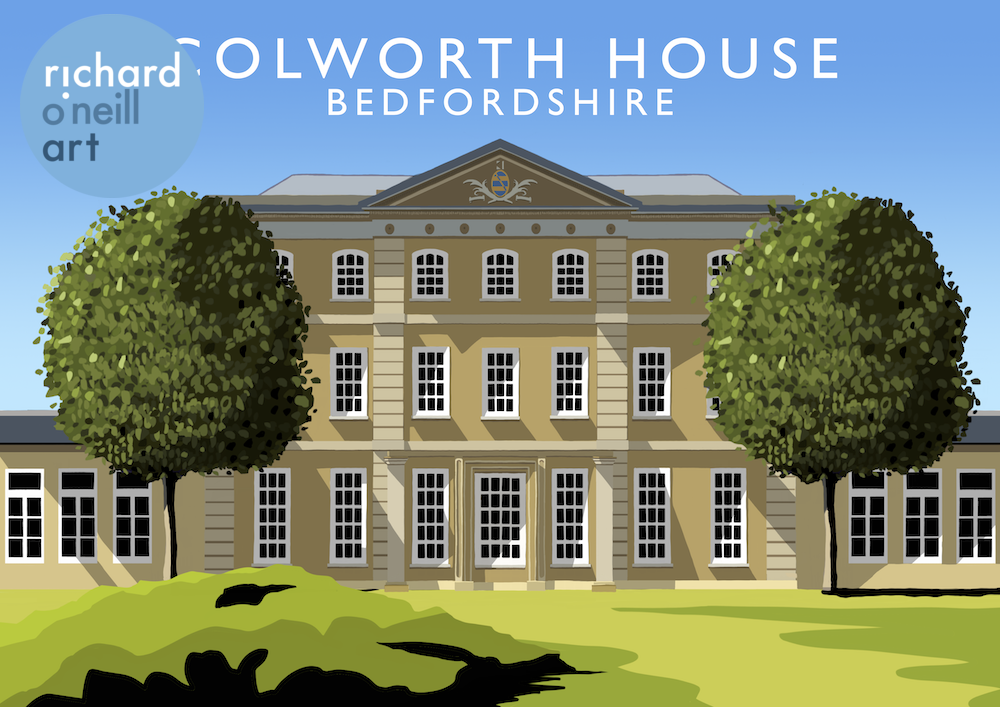 Colworth House Art Print – Richard O'Neill Art Shop