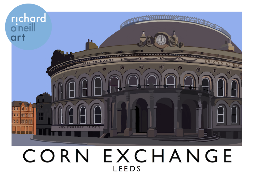 Corn Exchange, Leeds Art Print – Richard O'Neill Art Shop