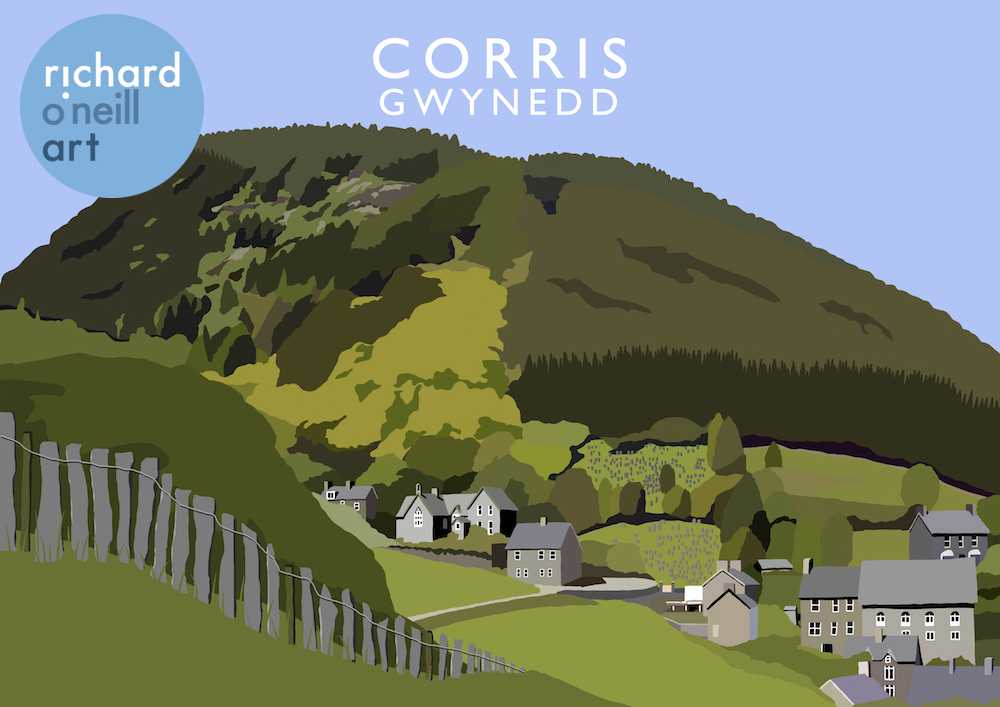 Corris Art Print – Richard O'Neill Art Shop