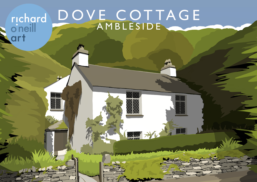 Dove Cottage, Ambleside Art Print – Richard O'Neill Art Shop