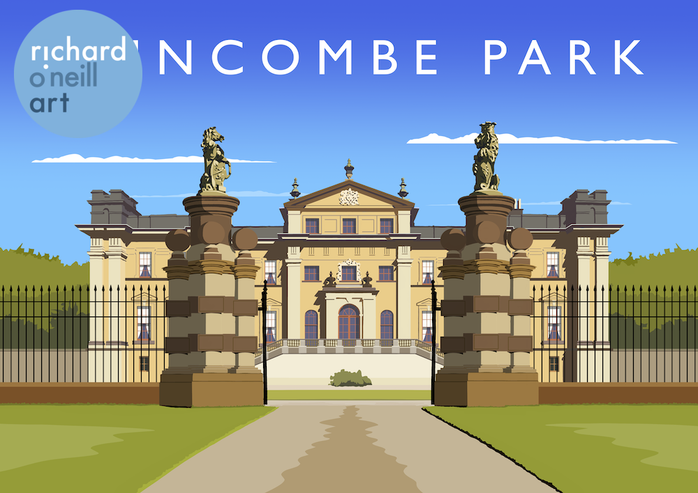 Duncombe Park Art Print – Richard O'Neill Art Shop