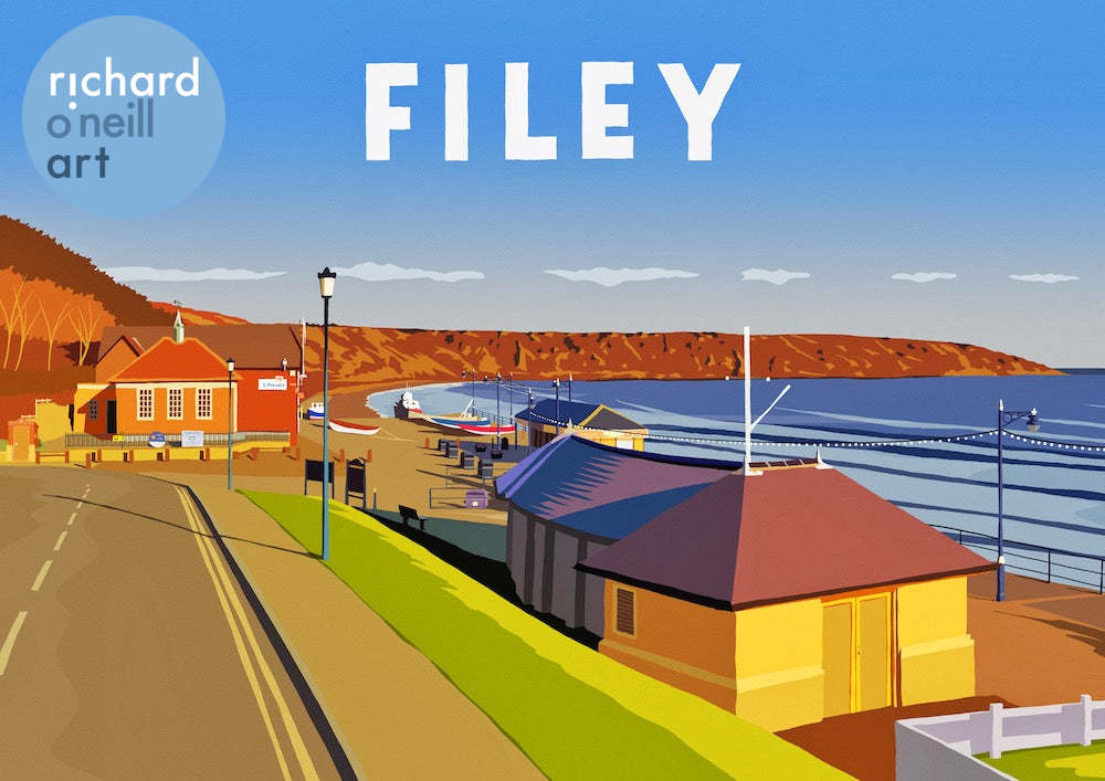 Filey (2022) Art Print – Richard O'Neill Art Shop