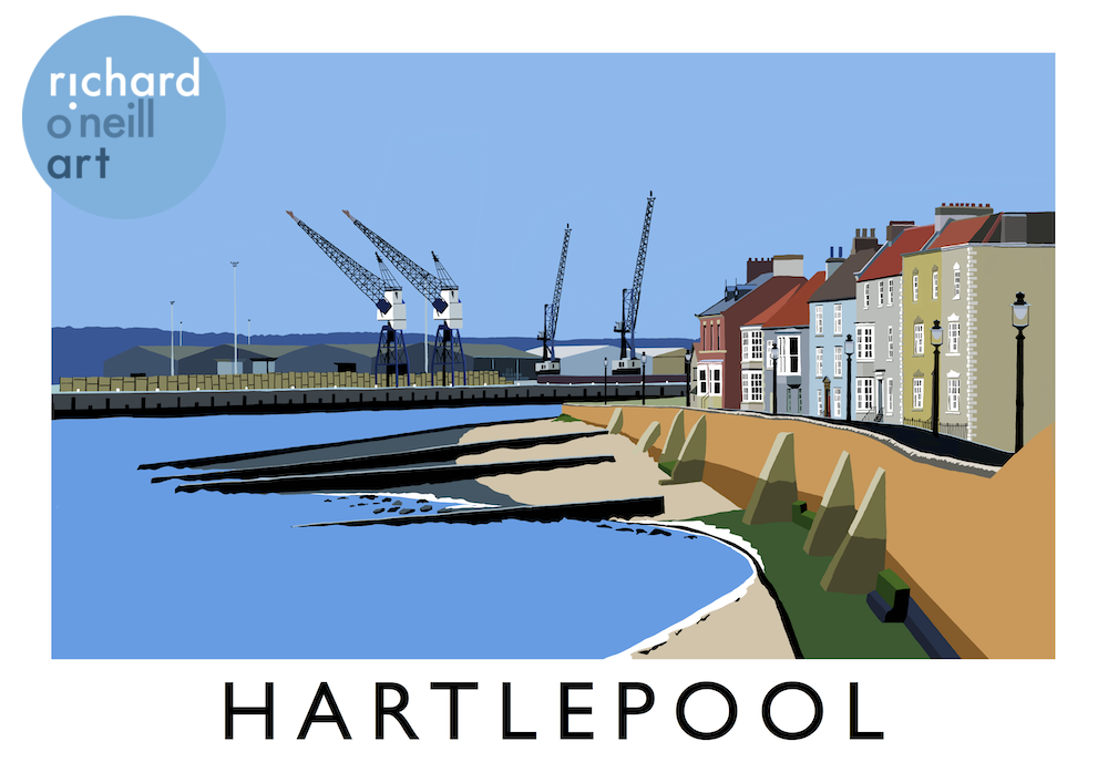 Hartlepool Art Print – Richard O'Neill Art Shop