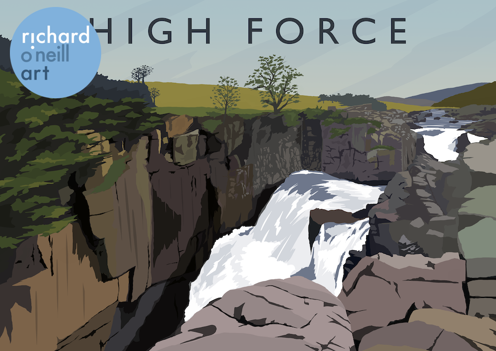 High Force Art Print – Richard O'Neill Art Shop
