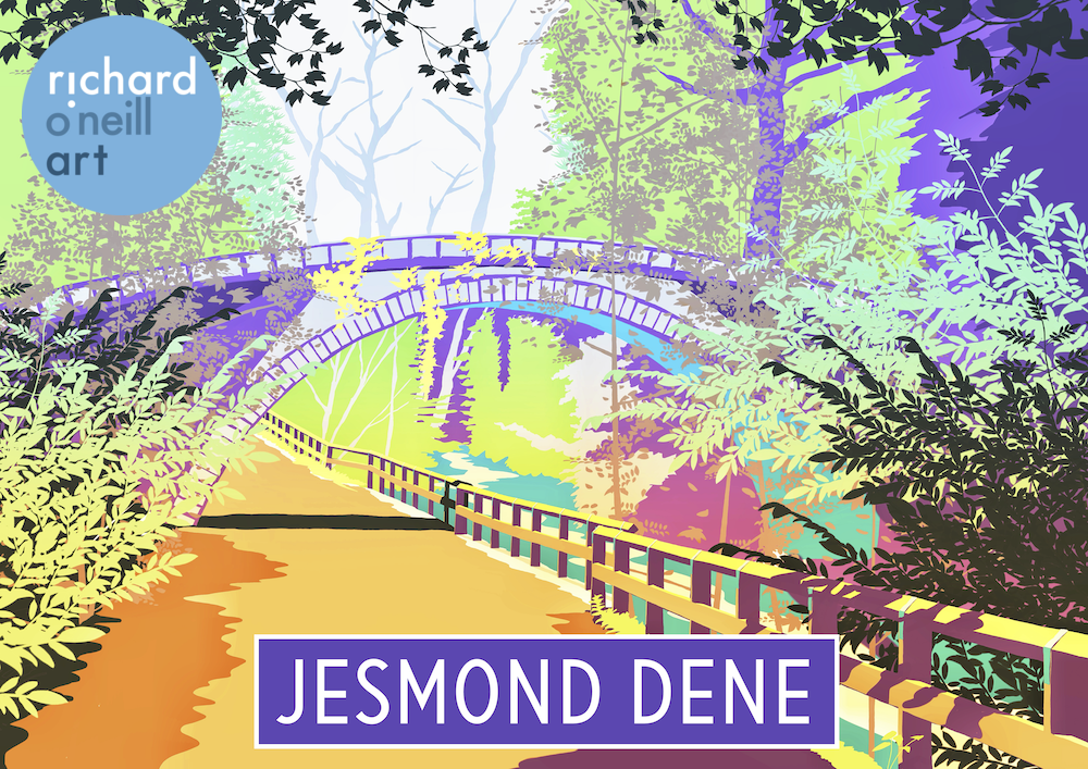 Jesmond Dene Art Print – Richard O'Neill Art Shop