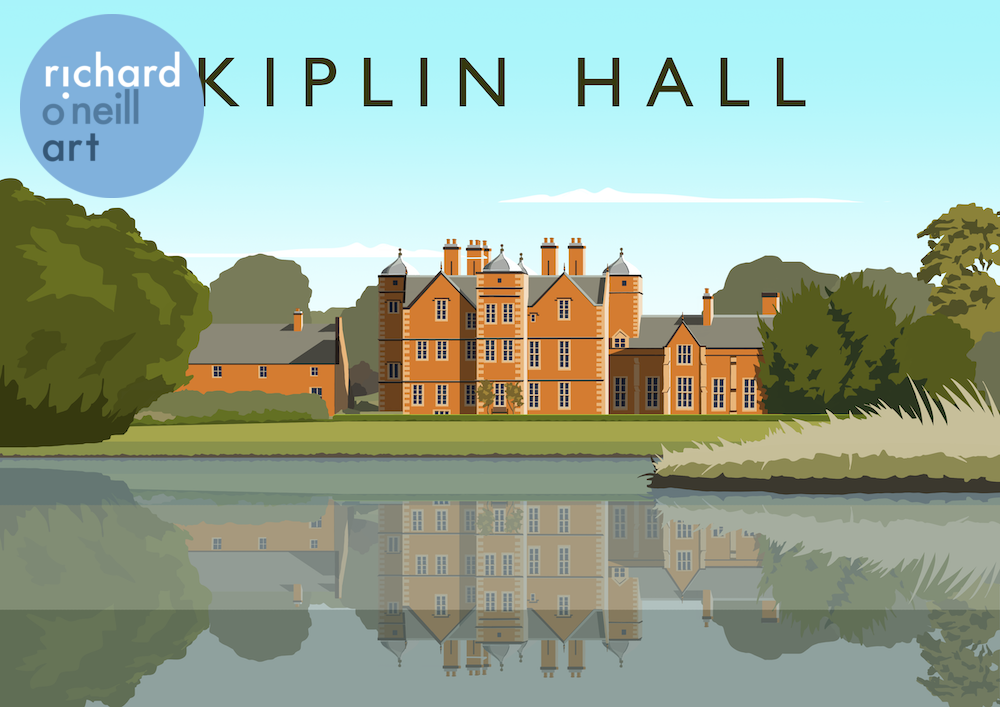 Kiplin Hall Art Print – Richard O'Neill Art Shop