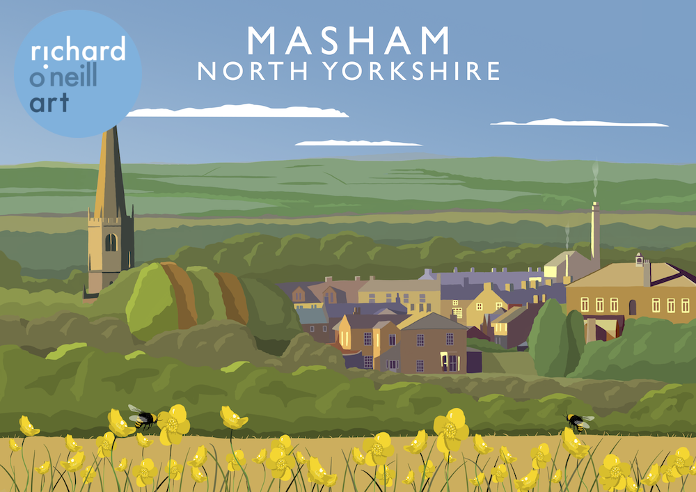 Masham Art Print – Richard O'Neill Art Shop