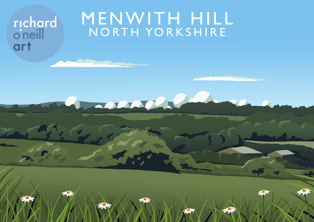 Menwith Hill Art Print – Richard O'Neill Art Shop