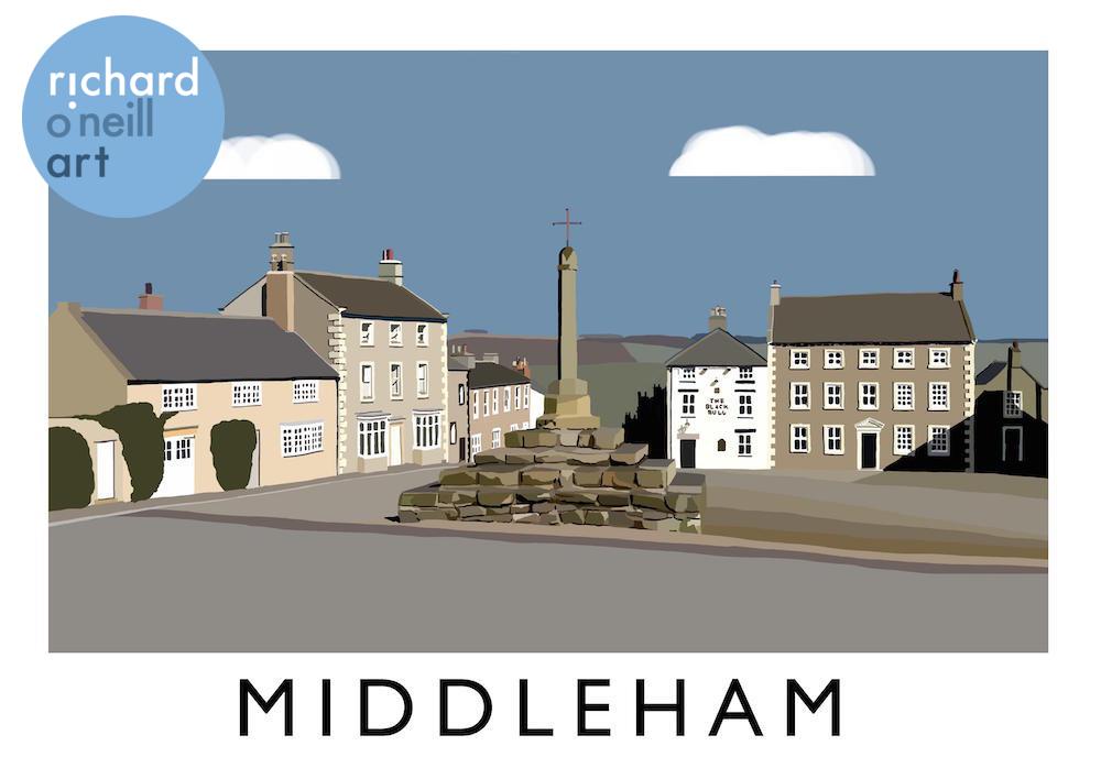 Middleham Art Print – Richard O'Neill Art Shop