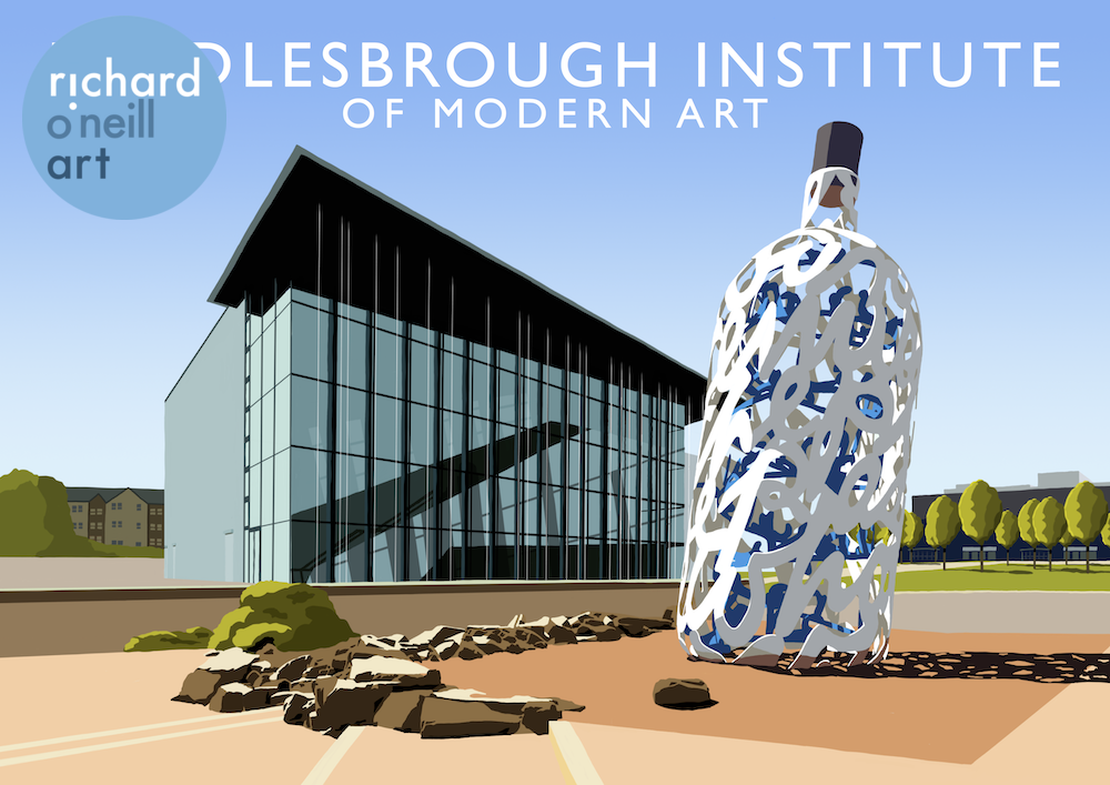 Middlesbrough Institute of Modern Art Art Print – Richard O'Neill Art Shop