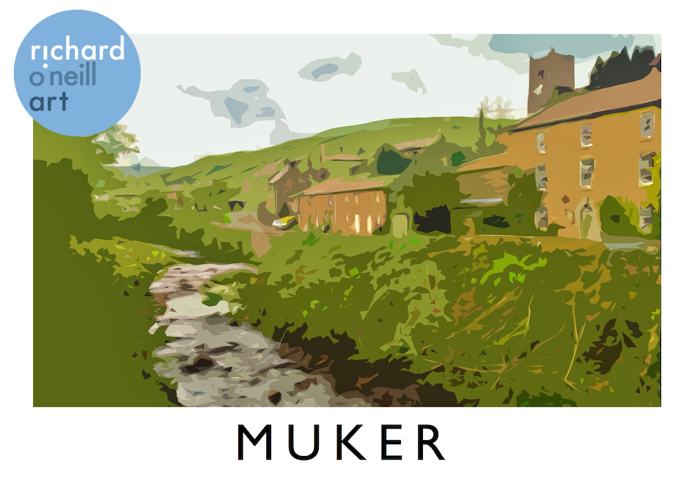 Muker Art Print – Richard O'Neill Art Shop