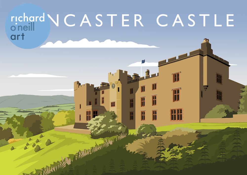 Muncaster Castle Art Print – Richard O'Neill Art Shop