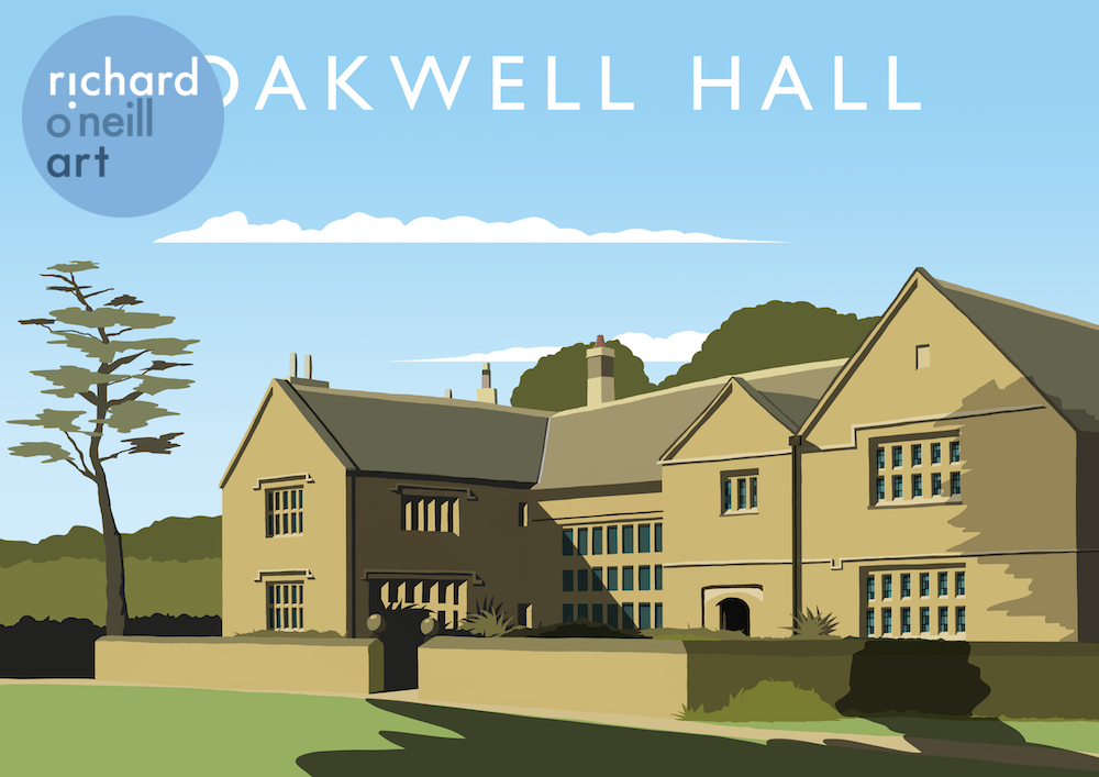 Oakwell Hall Art Print – Richard O'Neill Art Shop