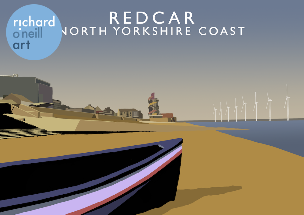 Redcar Art Print – Richard O'Neill Art Shop