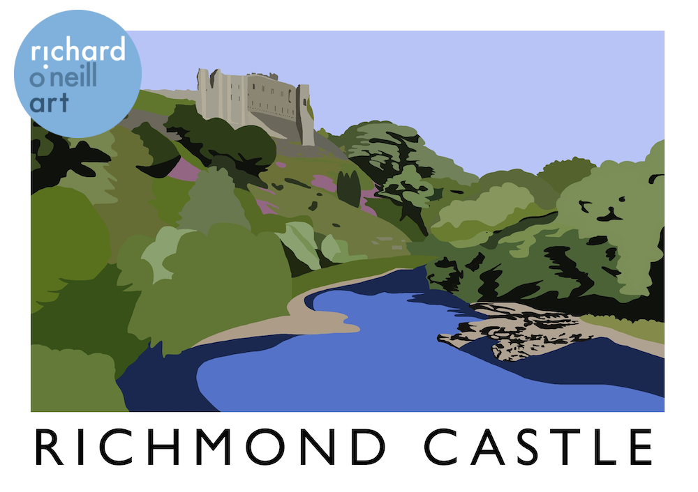 Richmond Castle Art Print – Richard O'Neill Art Shop