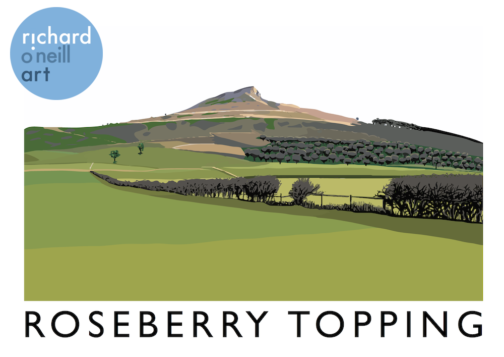 Roseberry Topping Art Print – Richard O'Neill Art Shop