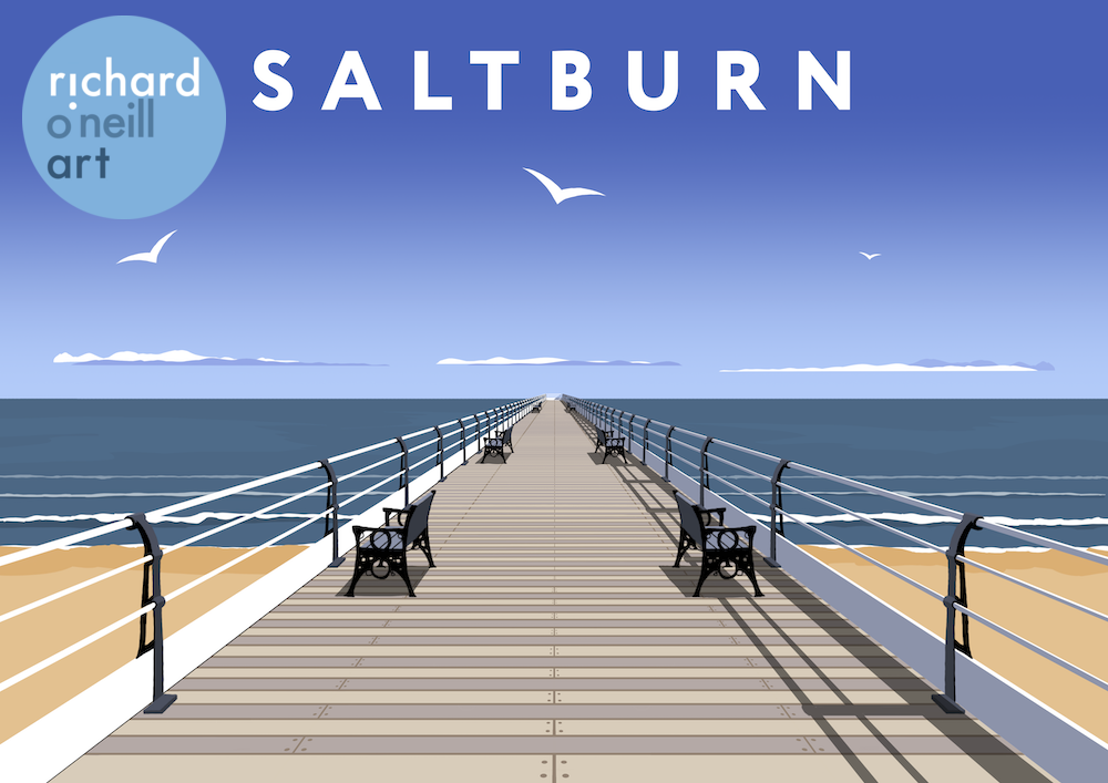 Saltburn Art Print – Richard O'Neill Art Shop