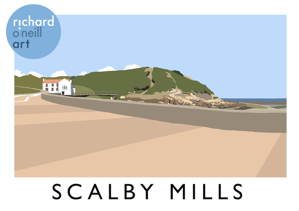 Scalby Mills Art Print – Richard O'Neill Art Shop
