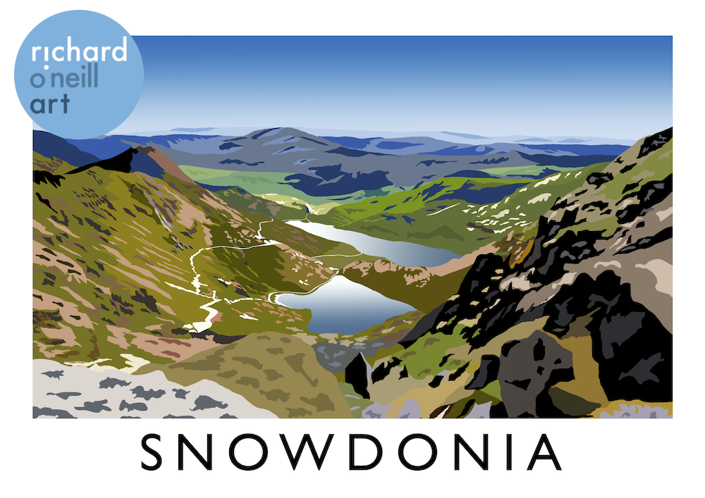 Snowdonia Art Print – Richard O'Neill Art Shop