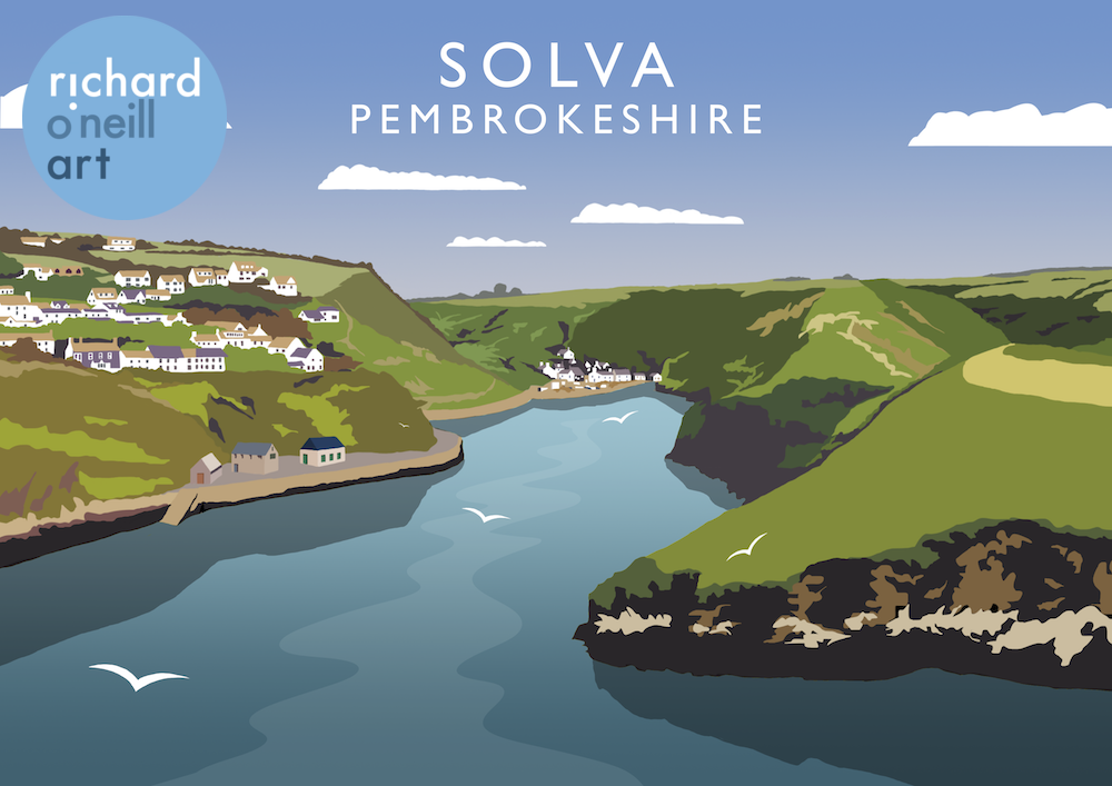 Solva Art Print – Richard O'Neill Art Shop