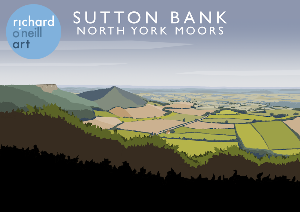 Sutton Bank Art Print – Richard O'Neill Art Shop
