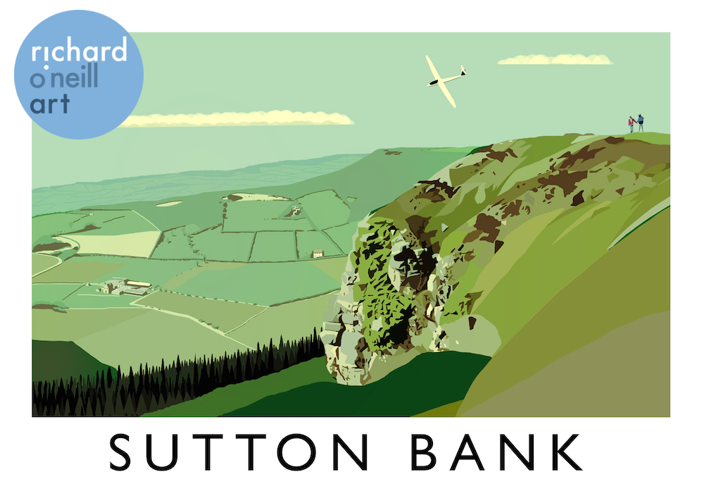 Sutton Bank Art Print – Richard O'Neill Art Shop