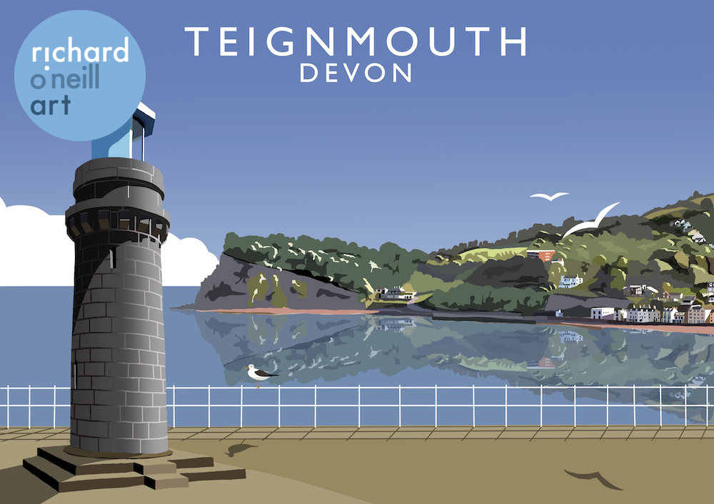 Teignmouth Art Print – Richard O'Neill Art Shop