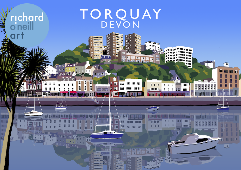 Torquay Art Print – Richard O'Neill Art Shop