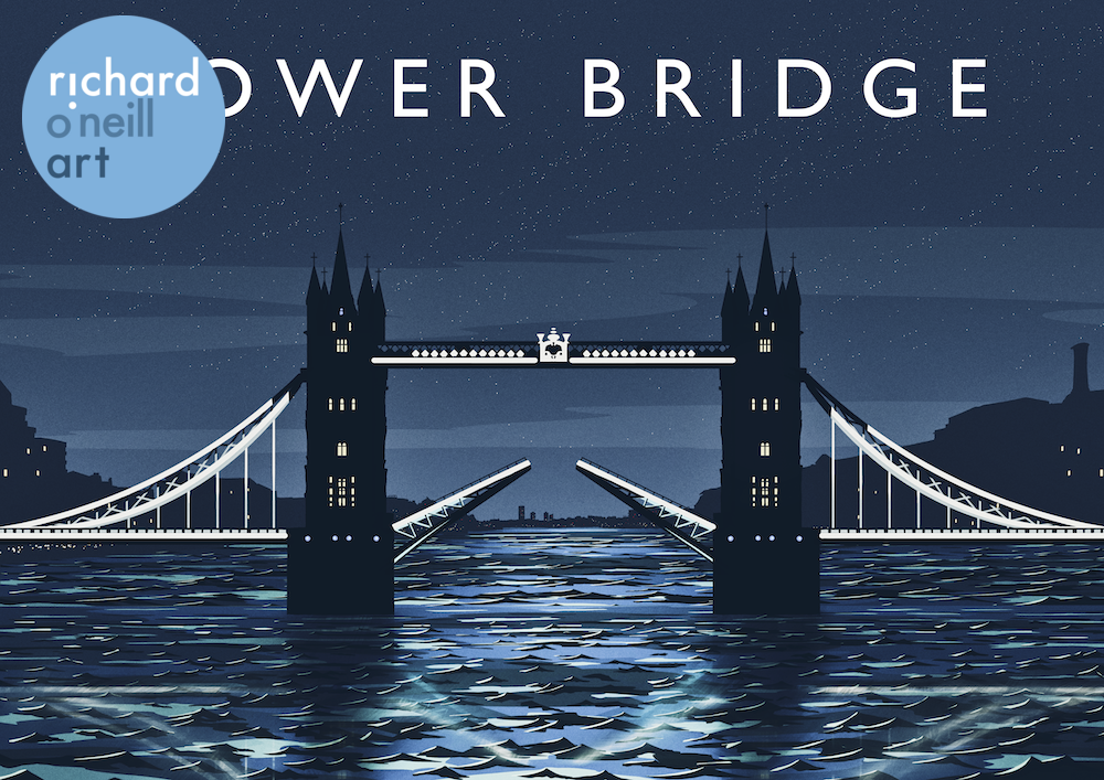 Tower Bridge Art Print – Richard O'Neill Art Shop