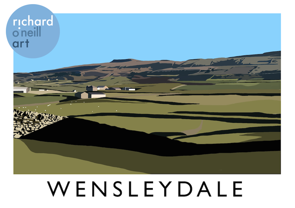 Wensleydale Art Print – Richard O'Neill Art Shop