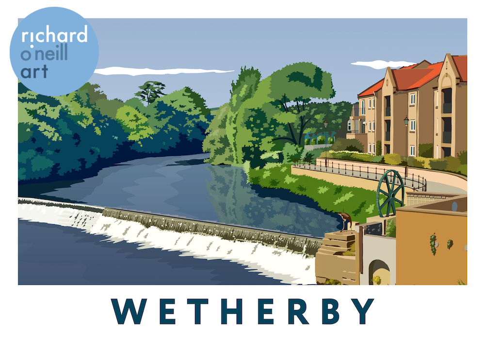 Wetherby (view West) Art Print – Richard O'Neill Art Shop