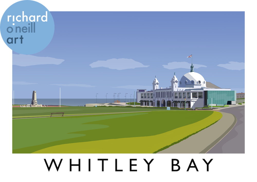 Whitley Bay Art Print – Richard O'Neill Art Shop