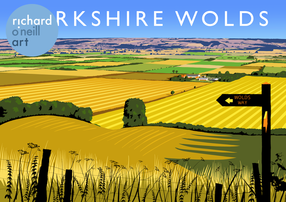 Yorkshire Wolds Art Print – Richard O'Neill Art Shop